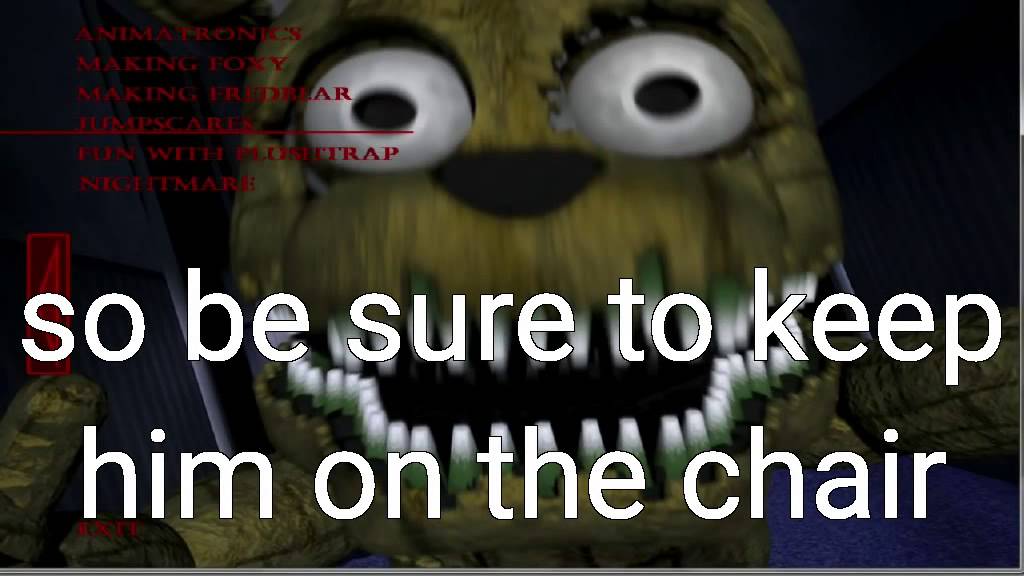 Fnaf 4 map for springtrap gaming and cat love - YouTube