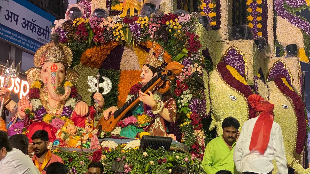 Pune Ganpati miravnuk 2022 - YouTube