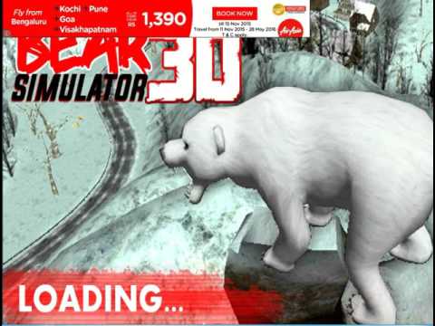 Wild Bear Attack Simulator 3D - Lives Life Of Polar Bear and Hunt Down the Jungle Animals ...