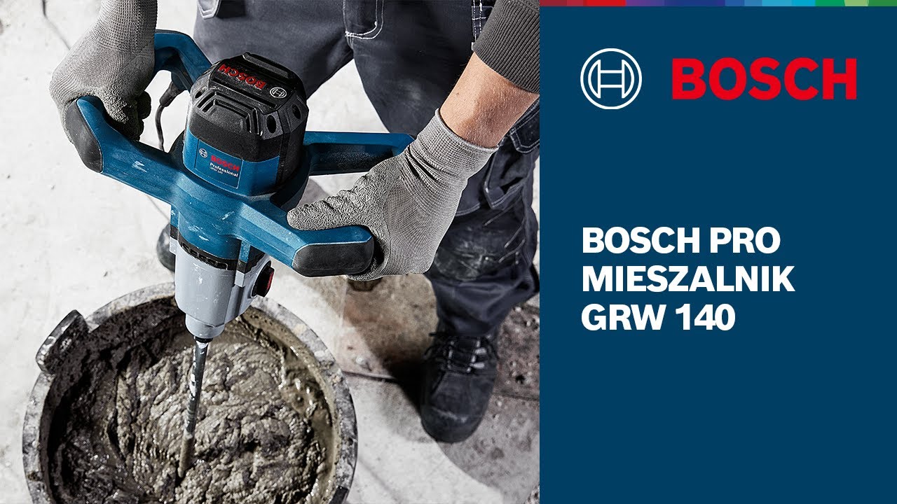 Bosch Professional Mieszalnik GRW 140 - YouTube