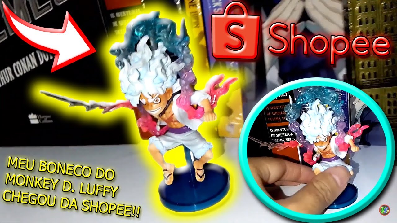 MEU BONECO DO MONKEY D. LUFFY GEAR 5 CHEGOU DA SHOPEE!! ( WESLEY ...