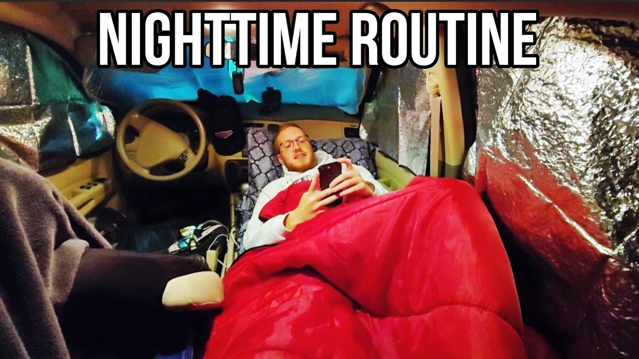 Car Camping Nighttime Routine + How I Shower - YouTube