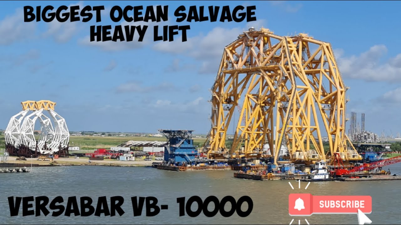 Versabar VB-10000|Biggest Ocean Crane|An Engineering Marvel|Used in ...