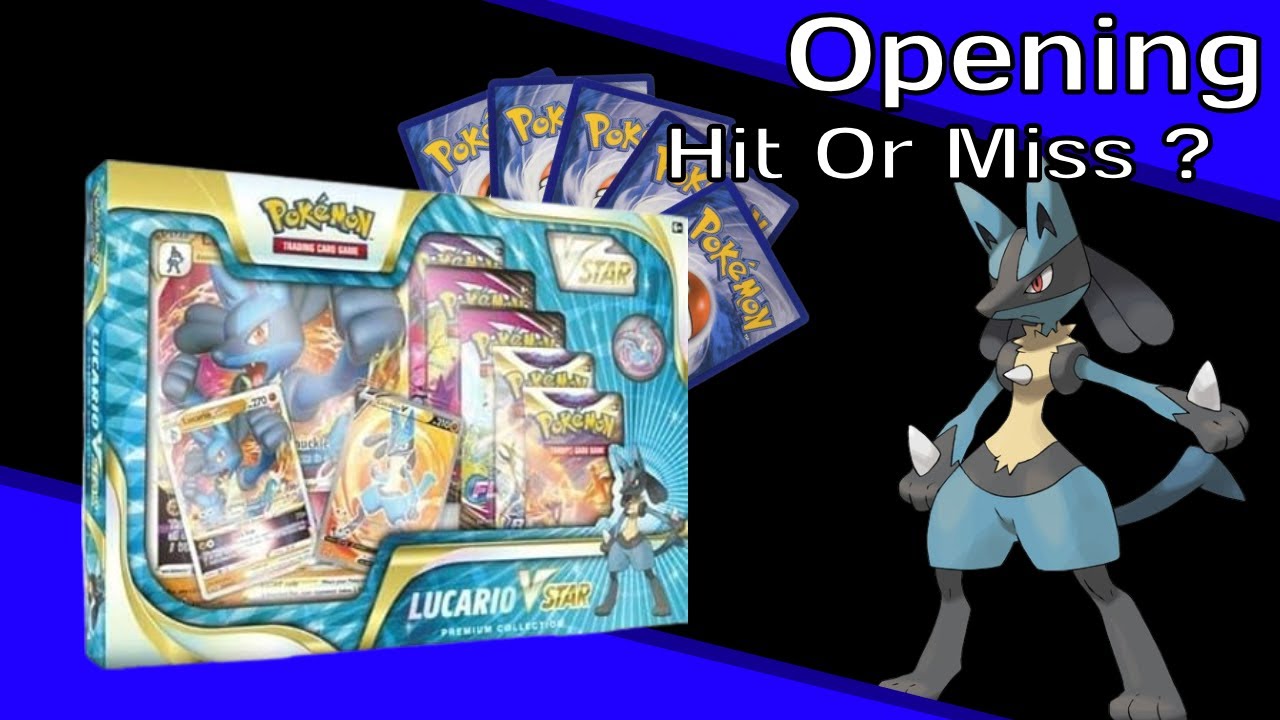 Lucario VStar Special Collection Box - Pokemon Opening - YouTube