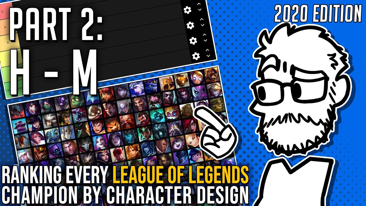 Ranking EVERY League of Legends champion based on character design ...