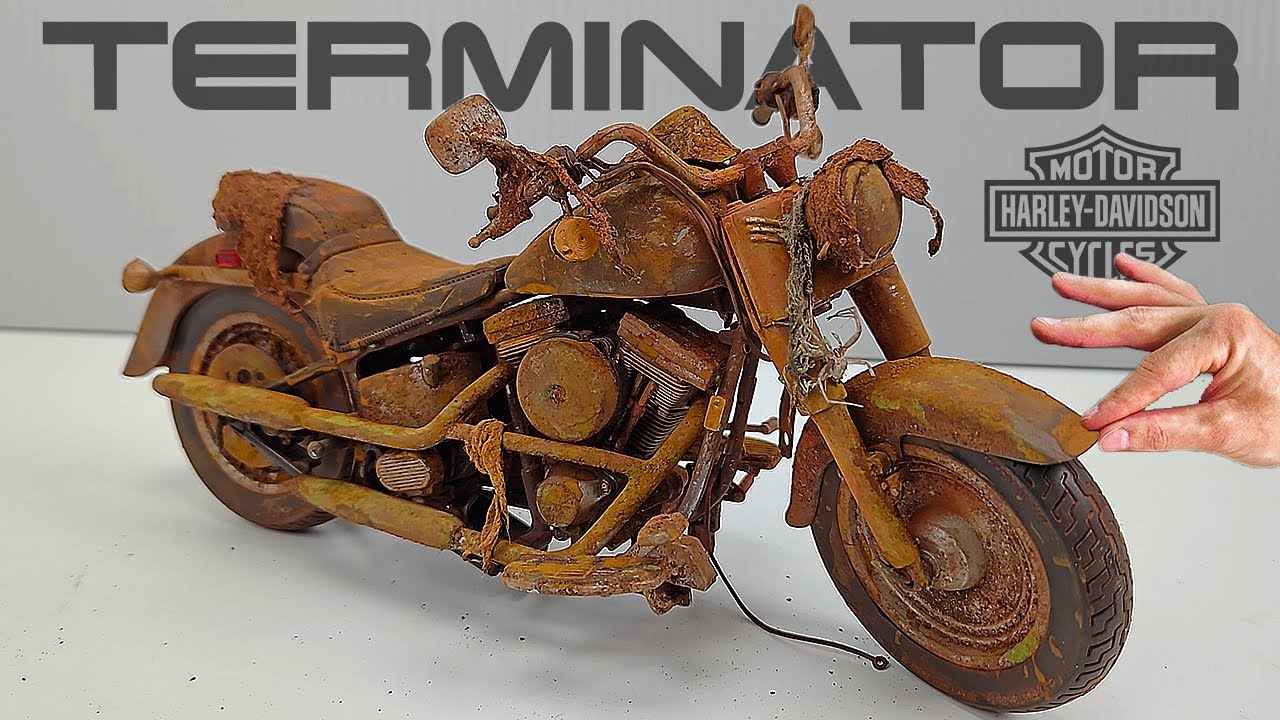 TERMINATOR BIKE RESTORATION | Abandoned Harley-Davidson - YouTube