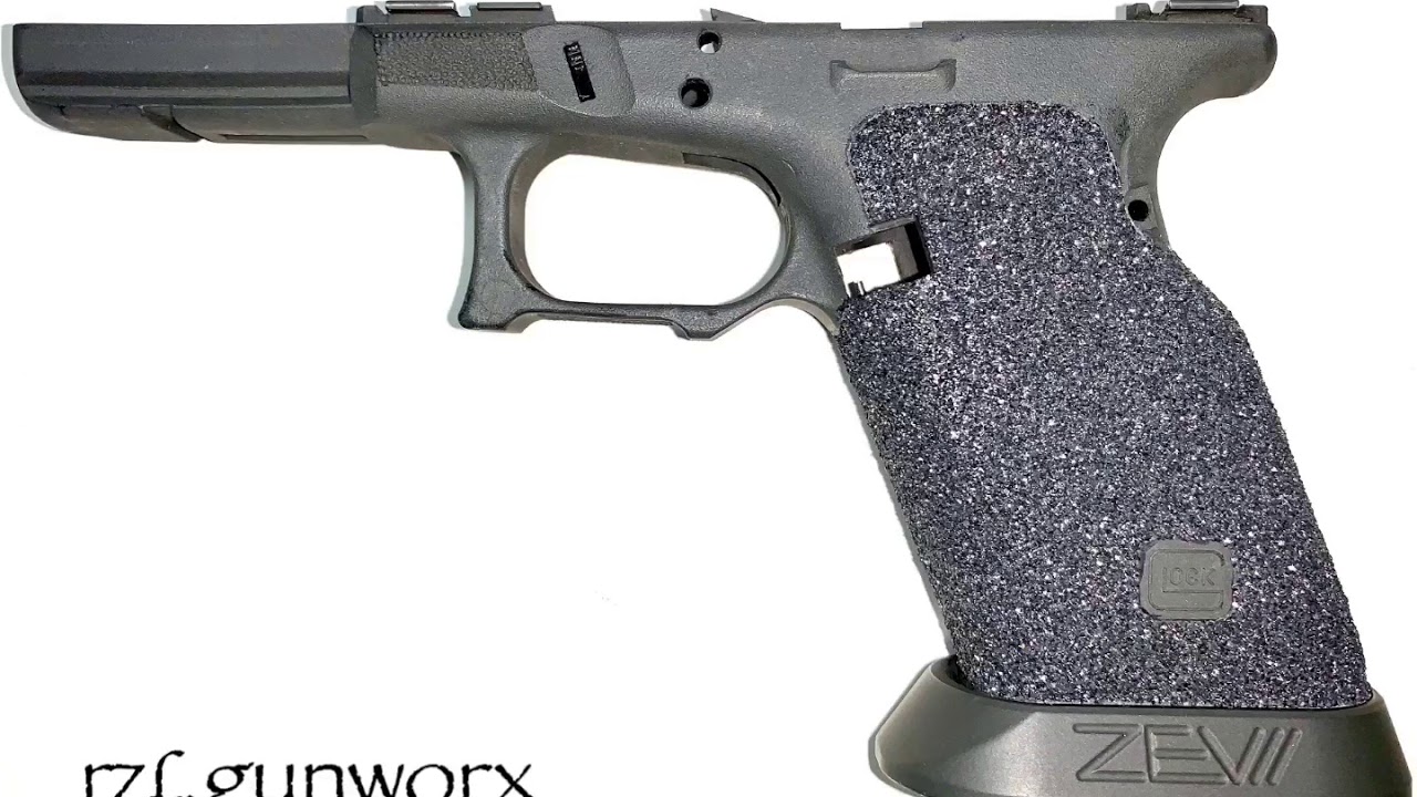 Cz inspired glock silicon carbide grip - YouTube