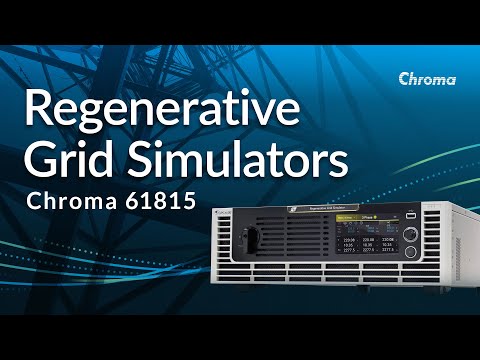 61815 Regenerative Grid Simulators - YouTube