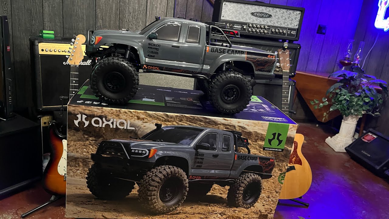 Axial Base Camp SCX10 iii - Unboxing, review & initial run. - YouTube