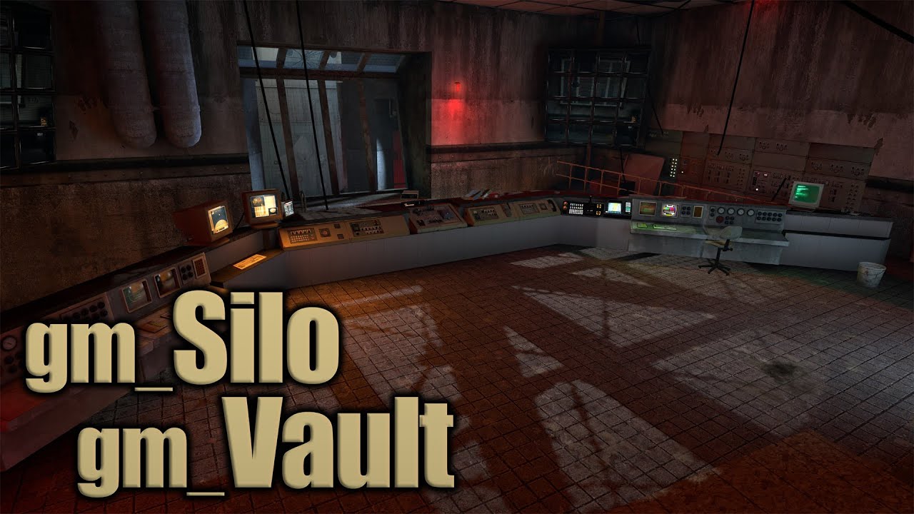 GMOD VR: Exploring Two Bunker Maps (gm_Silo & gm_Vault) - YouTube