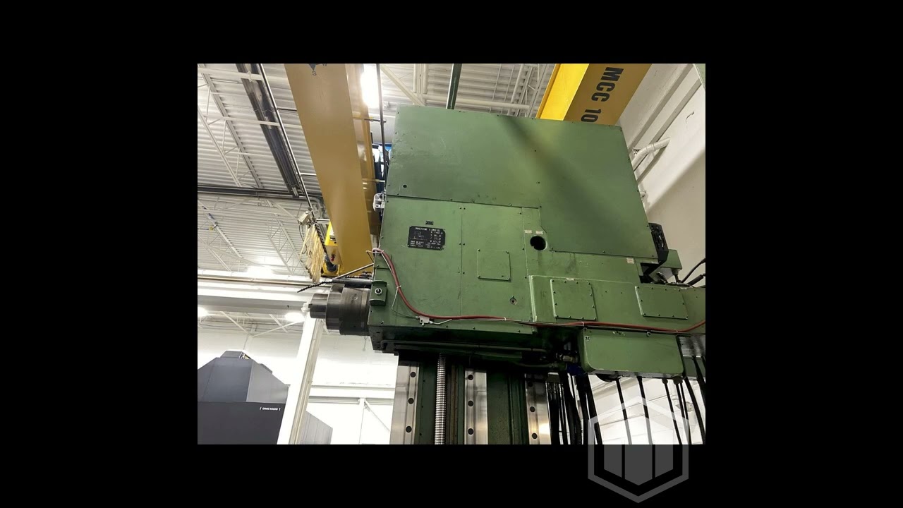 Giddings & Lewis 5" Table Type Boring Mill with Fidia C20 CNC Control ...
