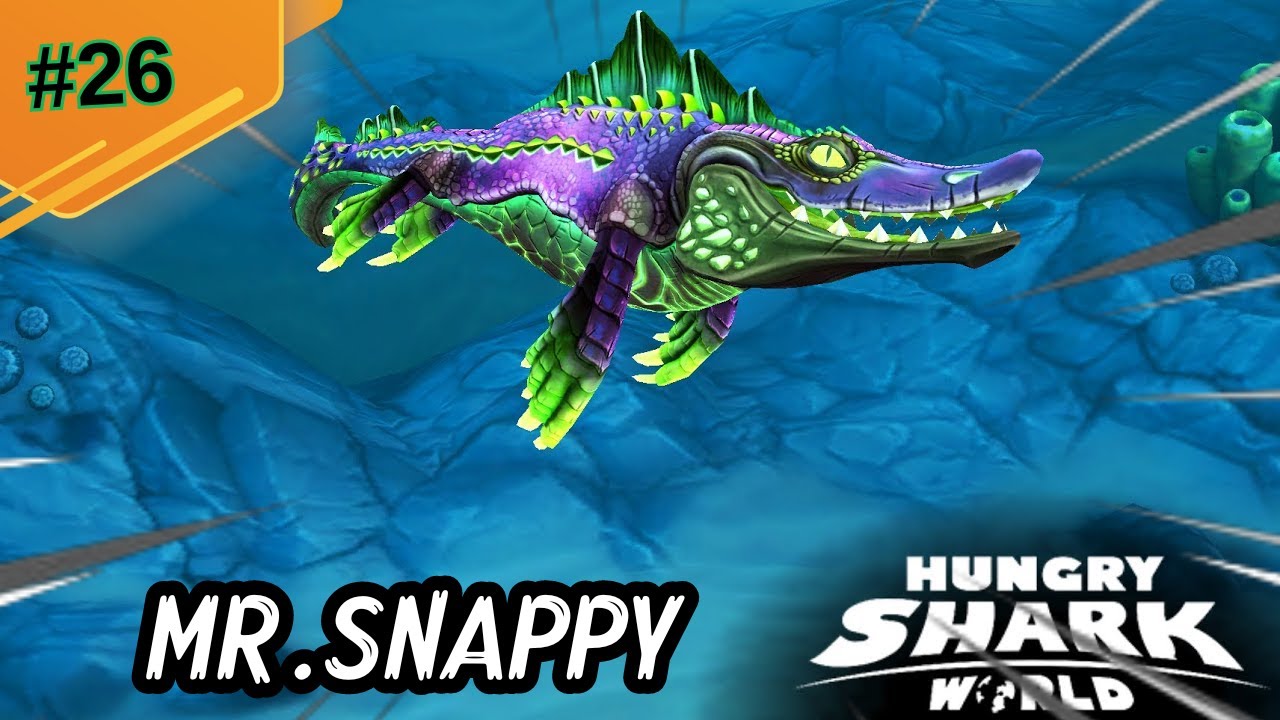 Mr Snappy Shark!! Hungry Shark World - Hiu Purba Langka, He's Back And ...