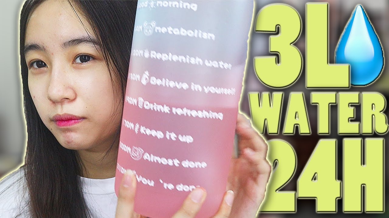 DRINKING 3L OF WATER IN A DAY...*CHALLENGE* - YouTube