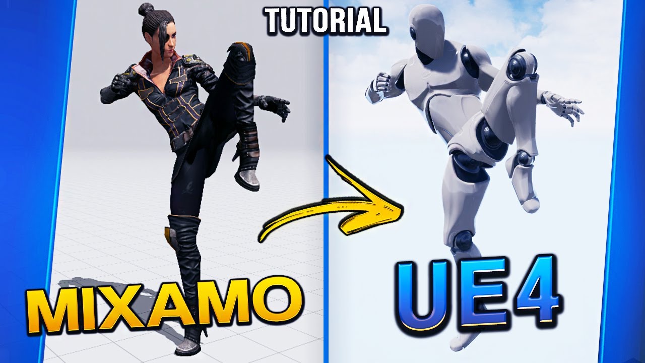 Como Converter Personagens/Animações Mixamo para UE4 - TUTORIAL - YouTube