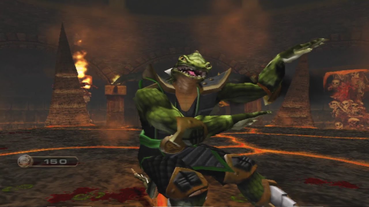 Mortal Kombat Armageddon Reptile Alternate Costume Playthrough! - YouTube