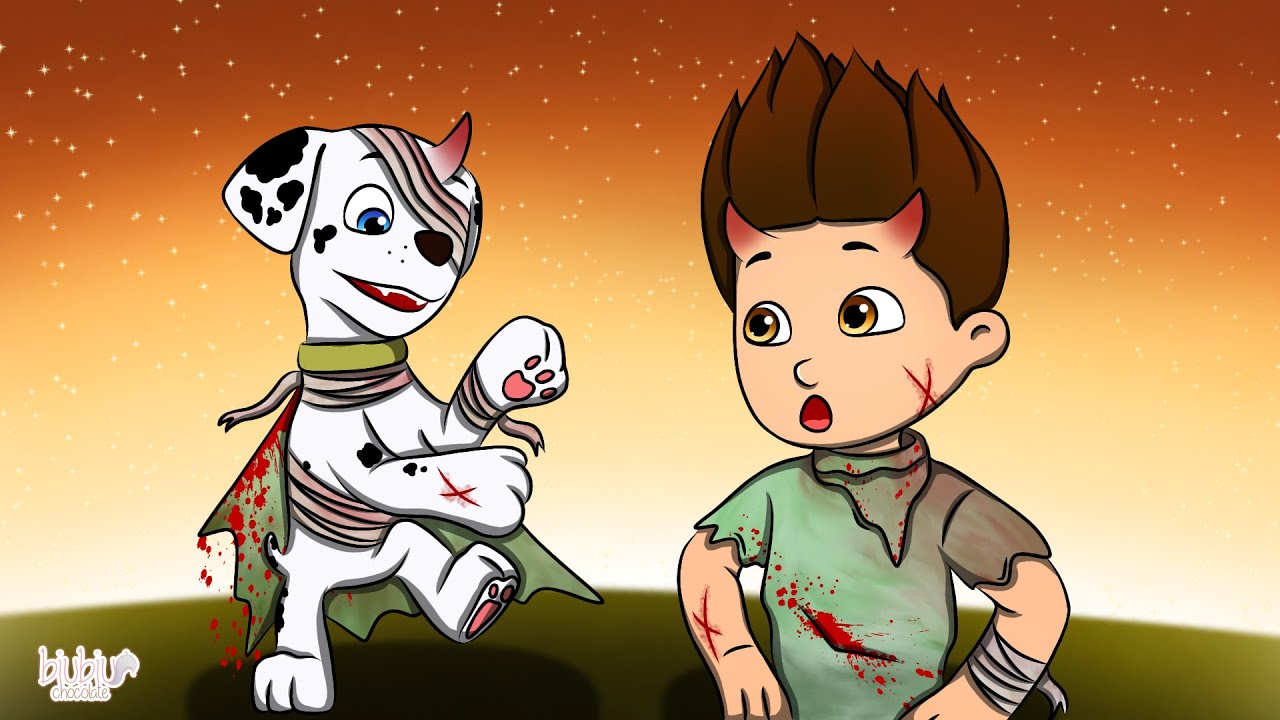 Marshall and Ryder Attend Halloween Festival - Paw Patrol fanmade ...