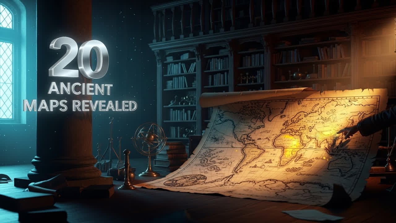 Hidden Lines in These ANCIENT Maps Hint at a Wider World in Reach - YouTube