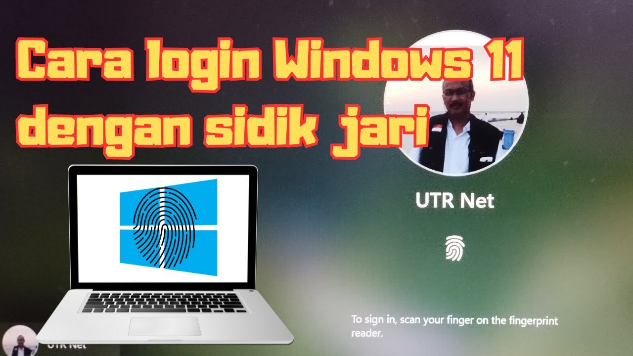 Cara login Windows 11 dengan sidik jari atau fingerprint - YouTube