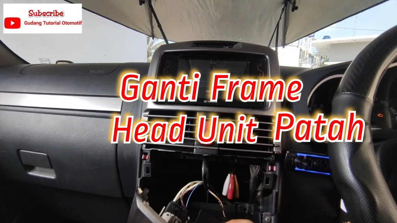 Cara ganti Frame panel audio ac mobil rush lama instrumen panel rush ...