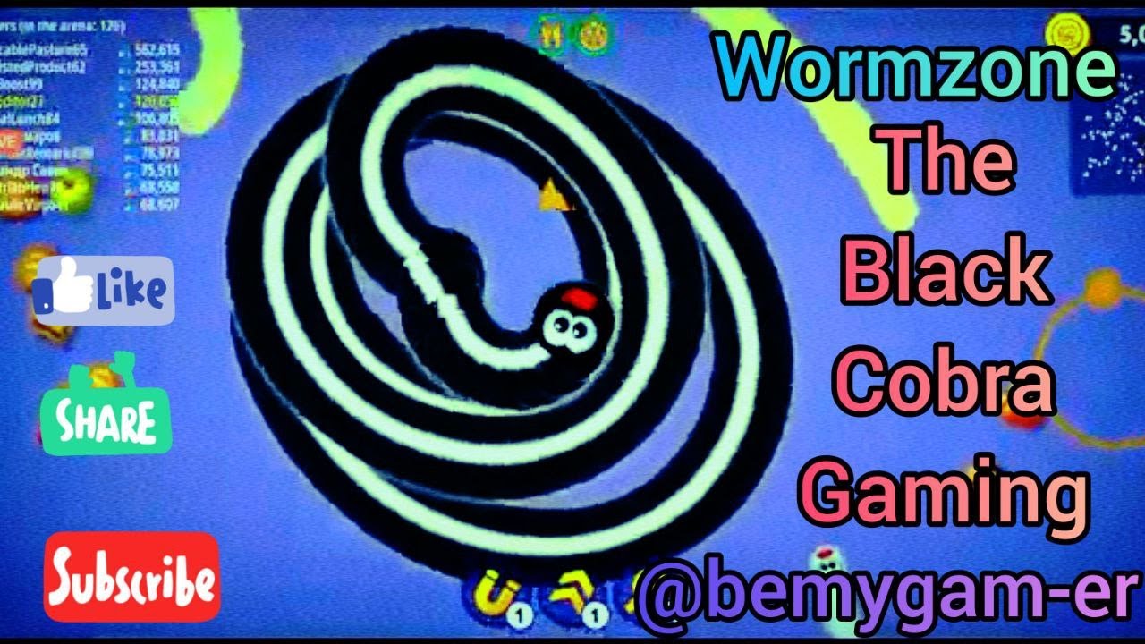 wormzone the black cobra gaming Saturday live - YouTube