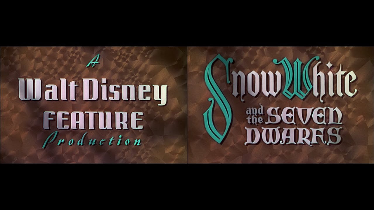 Snow White and the Seven Dwarfs (1937) Opening Credits - YouTube