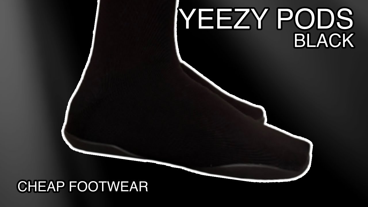 2024 Yeezy Pods Black Review & On Feet - YouTube