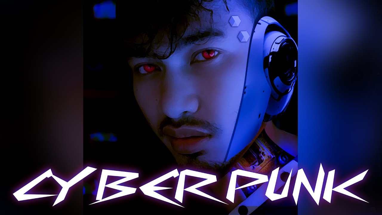 EDIT FOTO CYBERPUNK DI PHOTOSHOP - YouTube