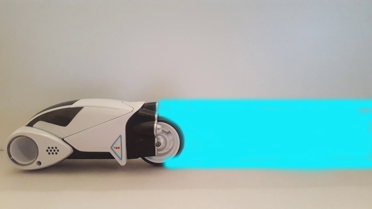 Tron: Legacy Kevin Flynn Light Cycle Stop Motion (Special Effects Test ...