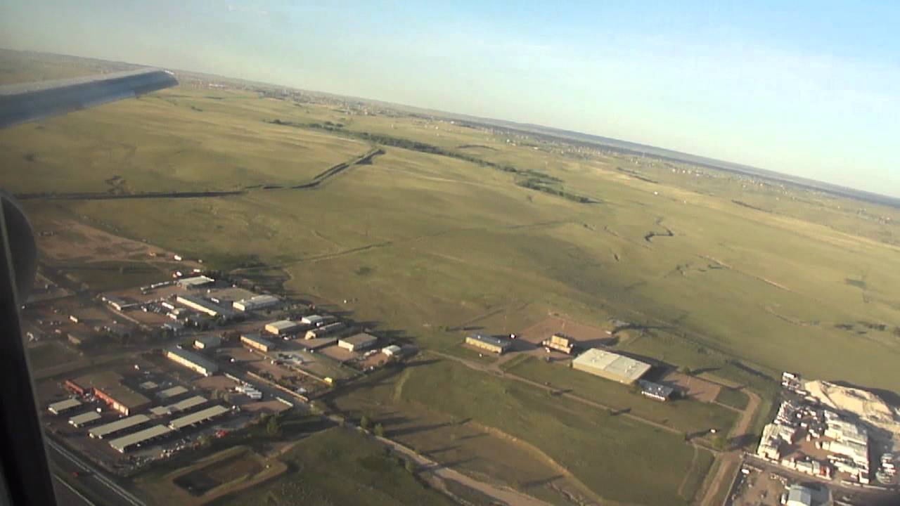 Delta Airlines Boeing 757-200 Landing in Colorado Springs | Seat 1A ...