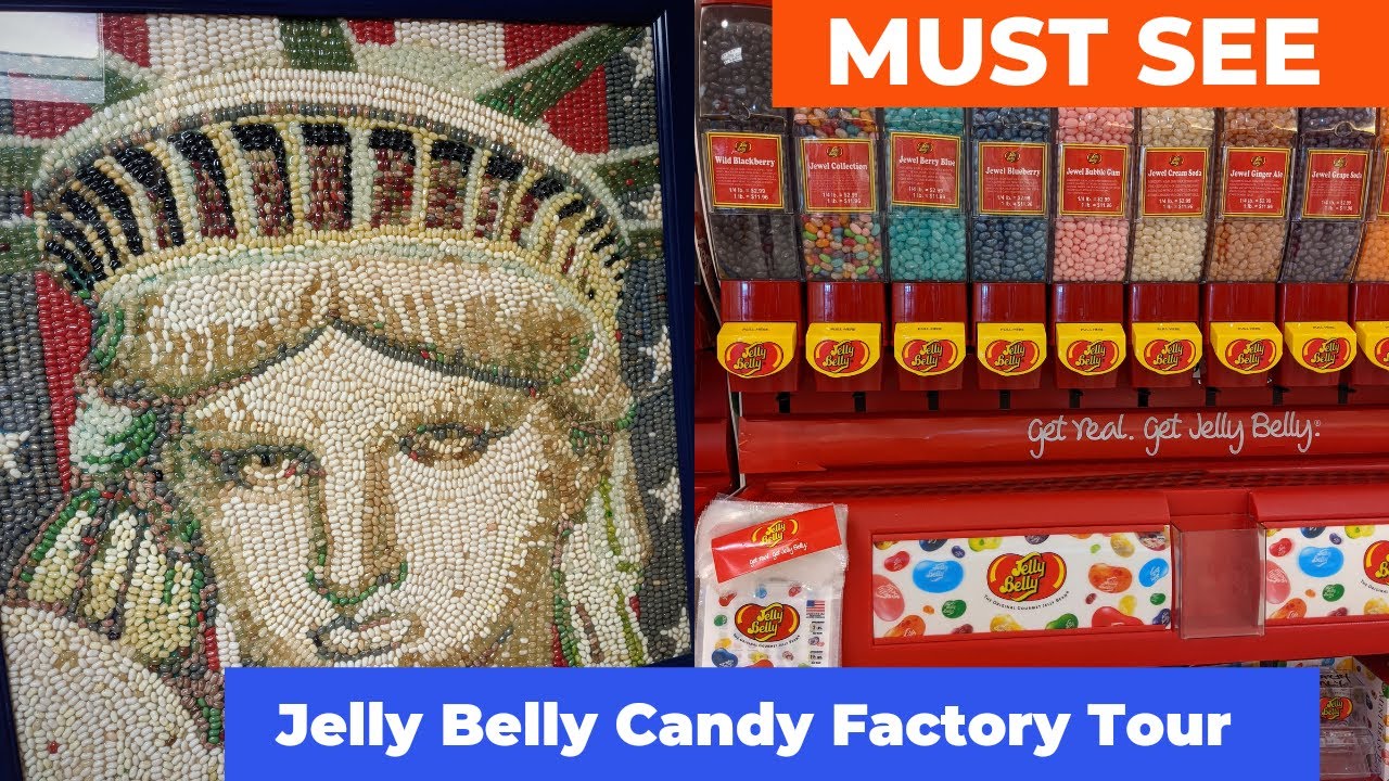 Jelly Belly Candy Factory Tour - Jelly Belly Tour Video !Amazing! - YouTube