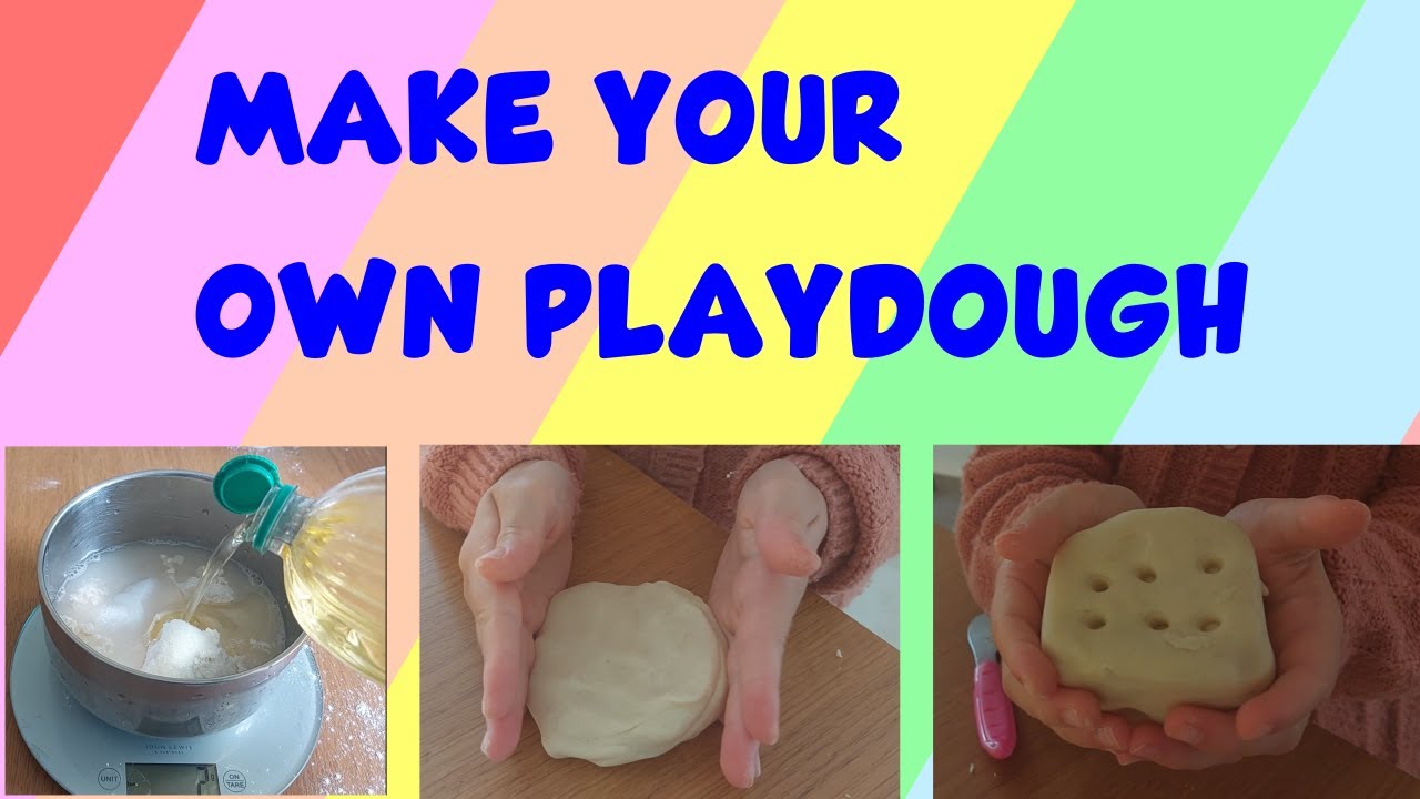 How to make your own playdough easily - YouTube