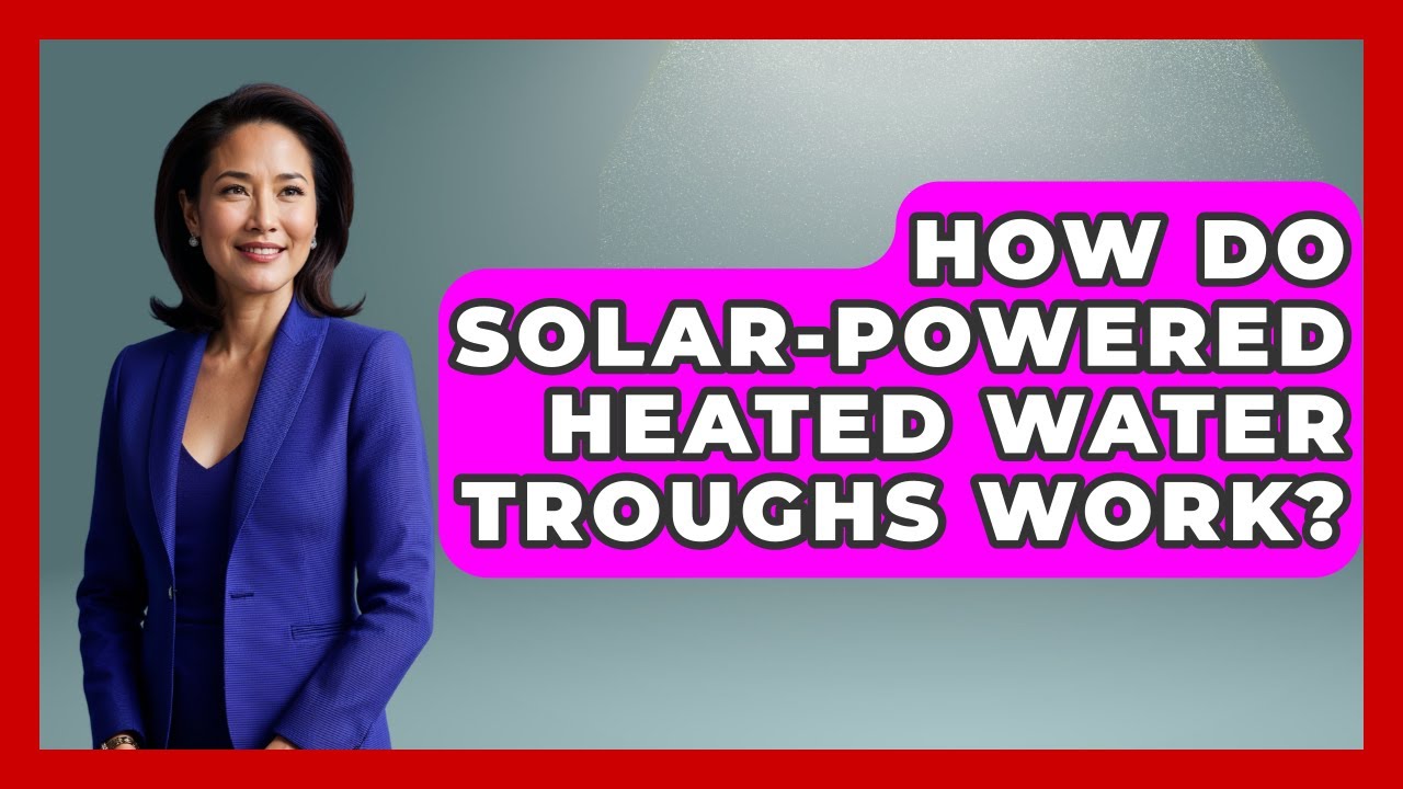 How Do Solar-powered Heated Water Troughs Work? - The World of ...