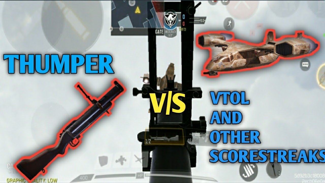 Cod mobile thumper vs vtol and other scorestreaks ‎@Awesome Chintz ...