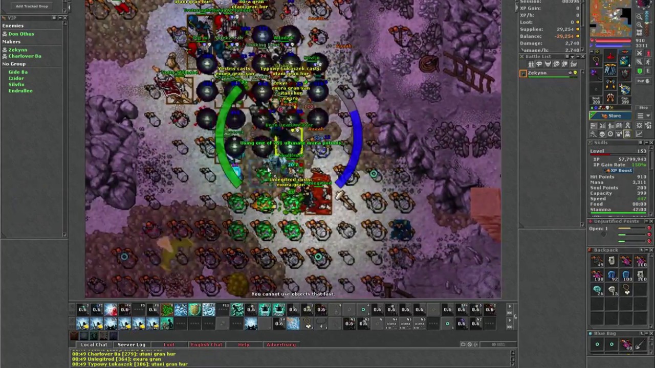 Tibia Antica - 800 RP, 600 MS & Some other frags - YouTube