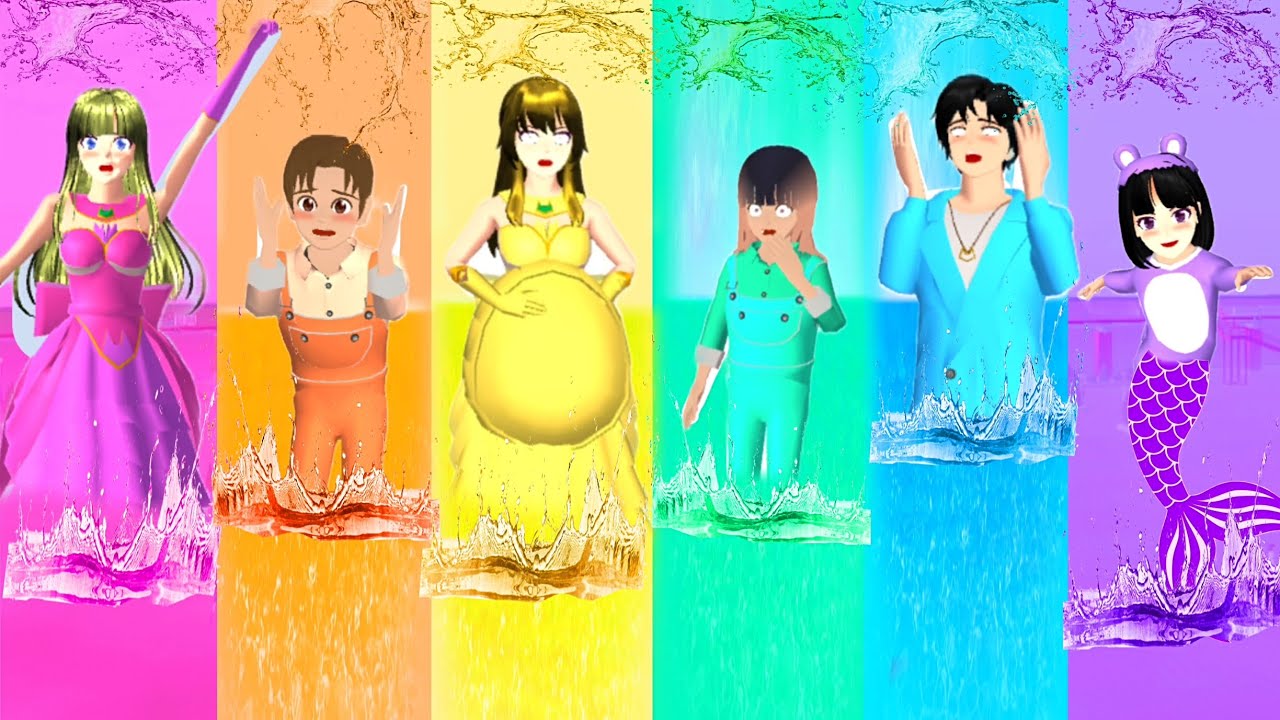 Yuta Mio Panik Kota Sakura Banjir Warna Pink Biru Gara” Celine Bayi ...