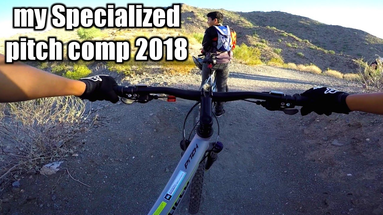 First ride on the specialized pitch comp 2018 (Arizona trails) - YouTube