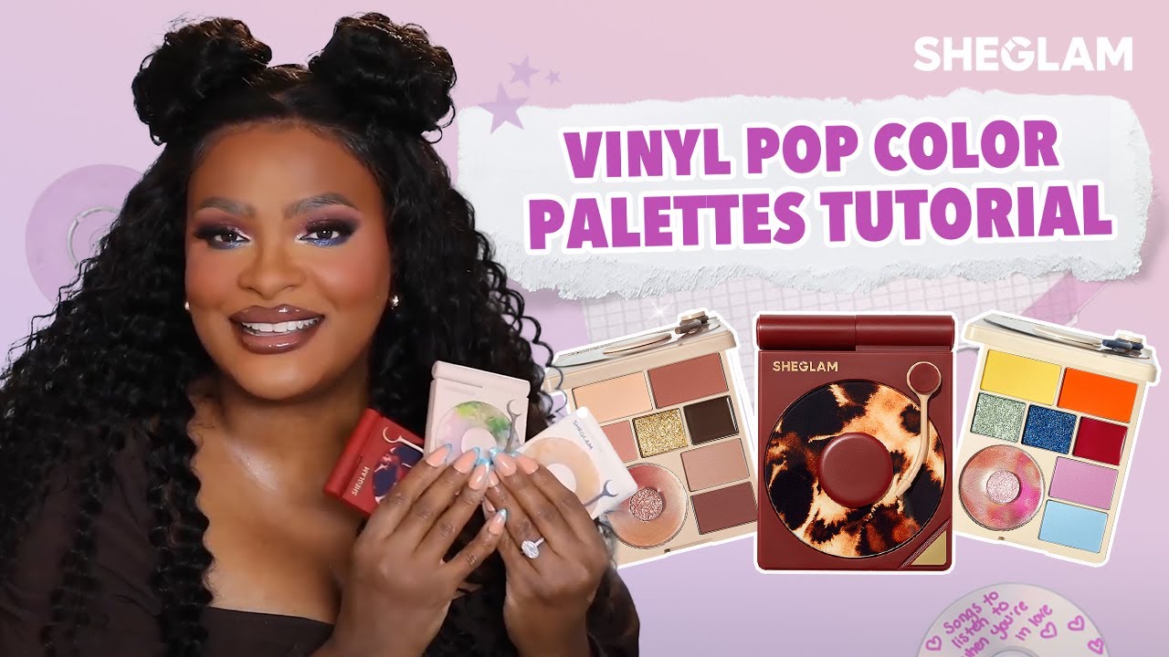 EASY Bronze Makeup Tutorial using SHEGLAM Vinyl Pop Color Palette | GRWM ft. @SavannahSylver ...