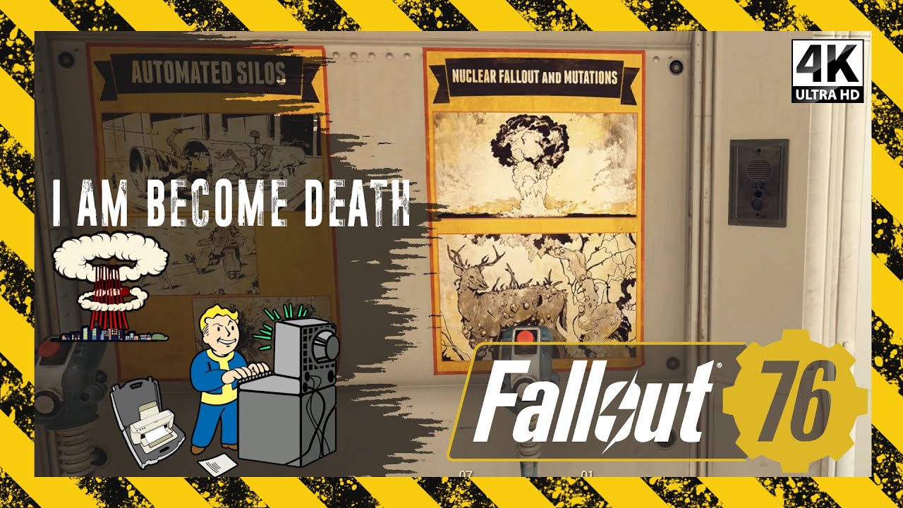 I Am Become Death - Fallout 76 [4K] Enclave Quest Line - Ep. 43 - YouTube