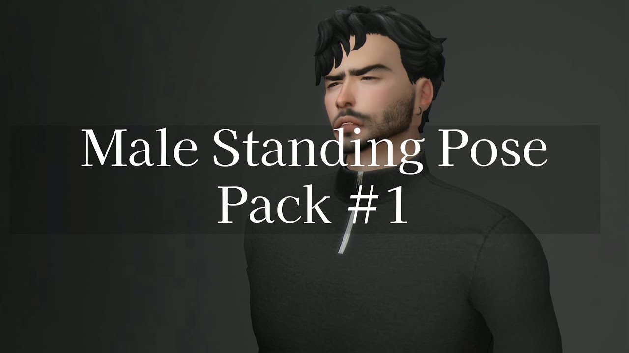 [FREE] Male Standing Pose Pack #1| Sims 4 Animation - YouTube