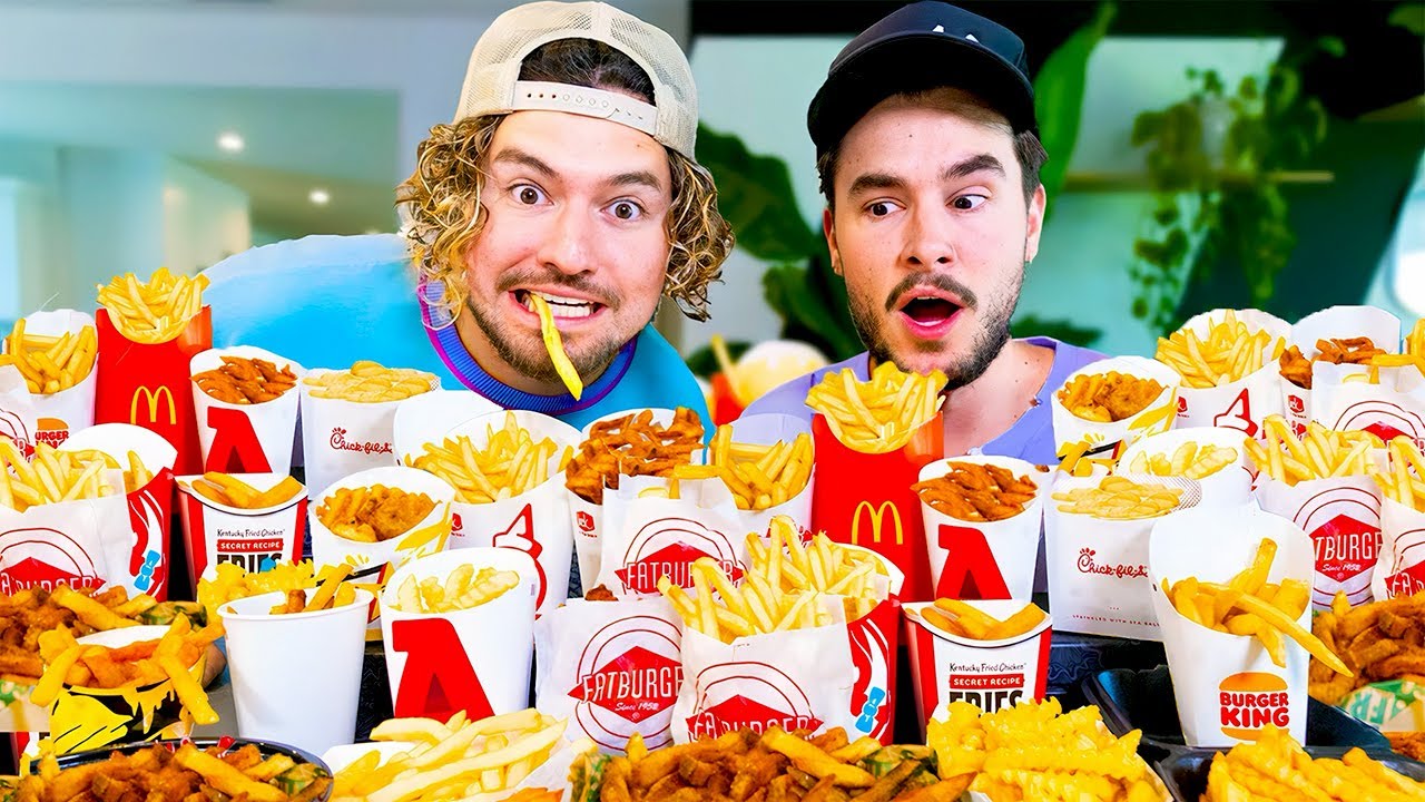 We Tried EVERY French Fry At EVERY Fast Food Restaurant - YouTube