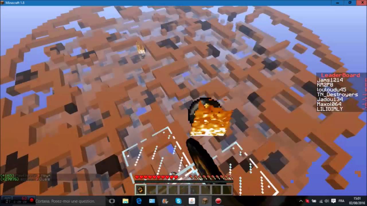 Minecraft on fait du Fireblast avec Brice - YouTube