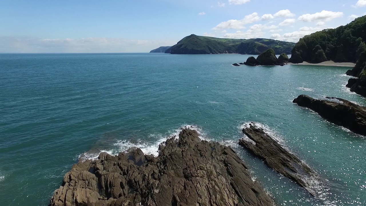 The Devonian rocks of North Devon, Hangman Cliffs & Exmoor - YouTube