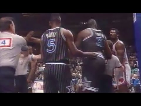 Shaquille O'Neal HEATED Moments Part 3 (Rare Footage) - YouTube