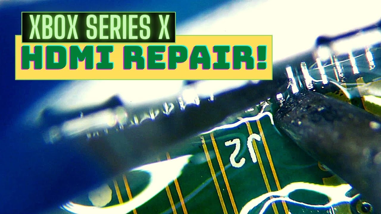 Xbox Series X Disassembly and HDMI Repair - YouTube