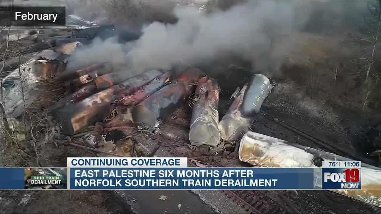 6 months after Norfolk Southern train derailment - YouTube