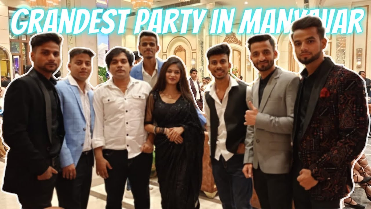 grandest party in manyavar || grand masti ♥️🤘 - YouTube