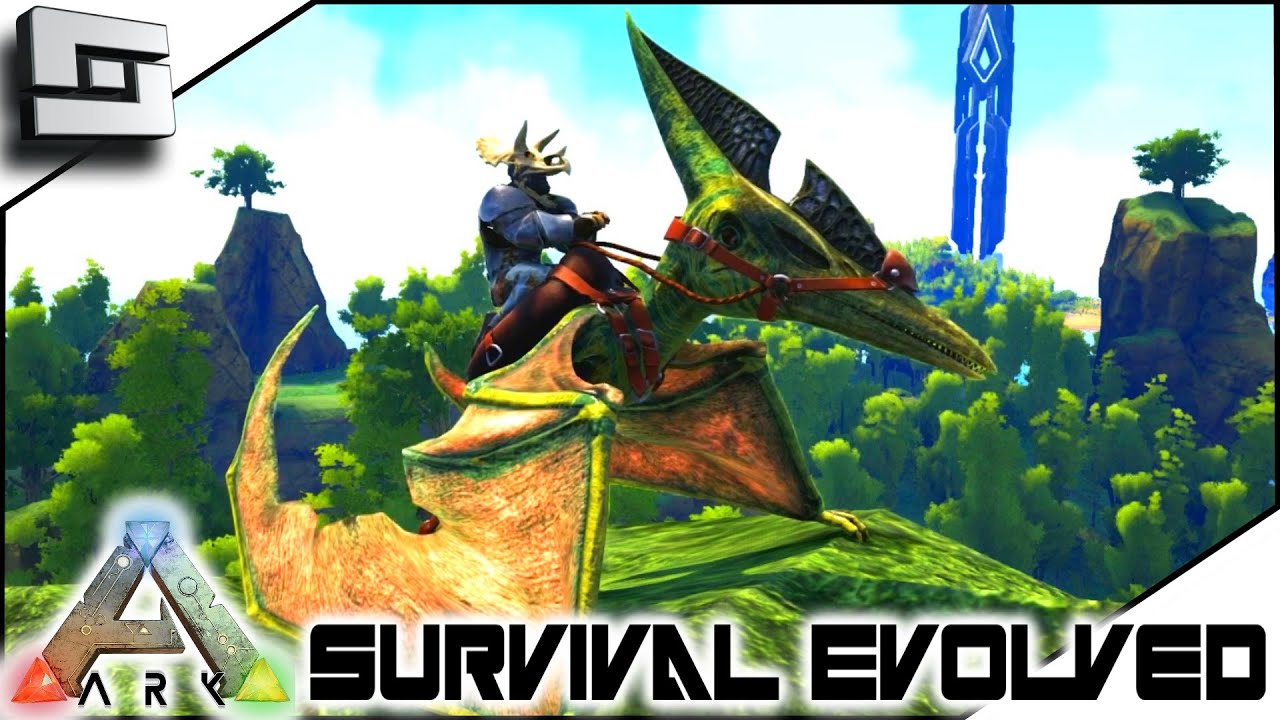 ARK: Survival Evolved - PERFECT 150 PTERANODON! S4E27 ( The Center Map ...