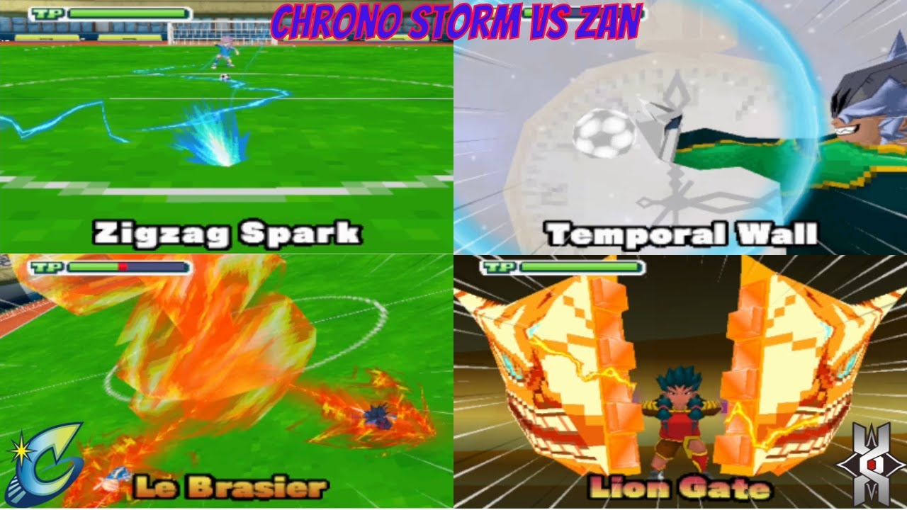 Chrono Storm vs Zan (Inazuma Eleven Great Road of Heroes) - YouTube