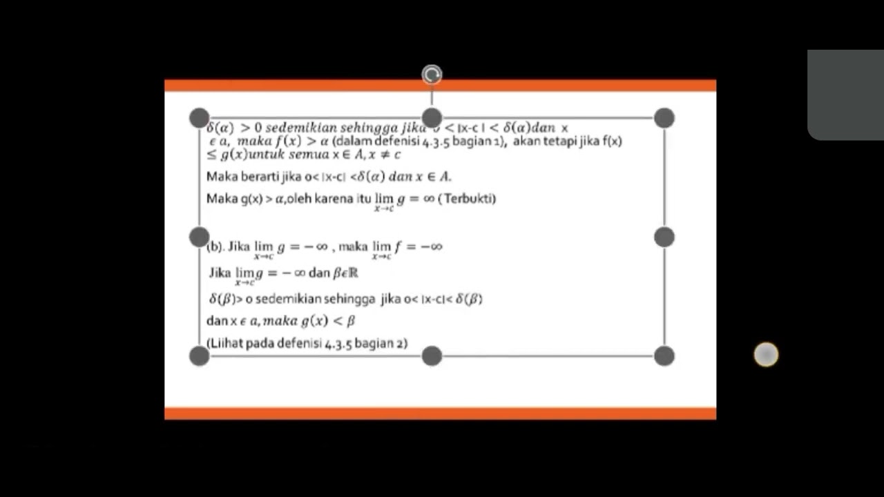 Tugas Analisis Real 1 (Pembuktian Teorema 4.3.7) - YouTube
