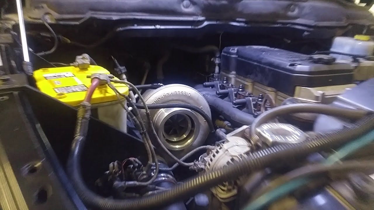 BIG SINGLE TURBO FOR MY CUMMINS!!! - YouTube